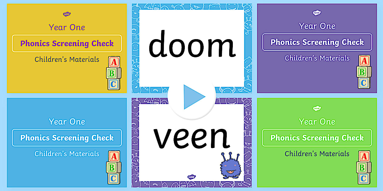KS1 Phonics Screening Check PowerPoint Pack (teacher made)
