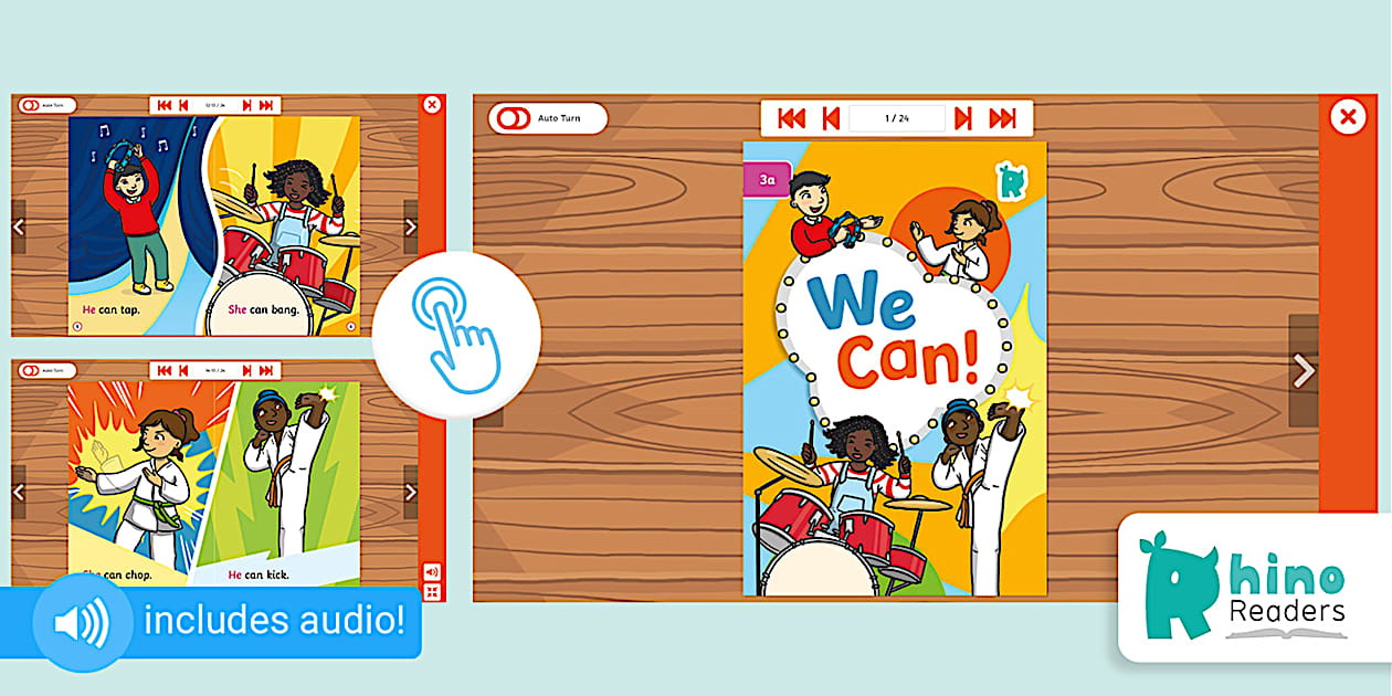 Level 3a Reading Scheme Book: We Can! (teacher made)