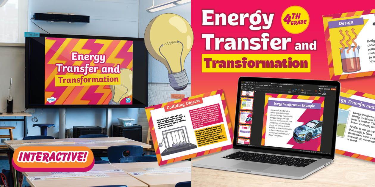 Energy Transfer and Transformation PowerPoint Google Slides