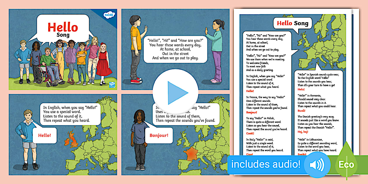 👉 European Day of Languages Songs | Twinkl | KS1 | Language