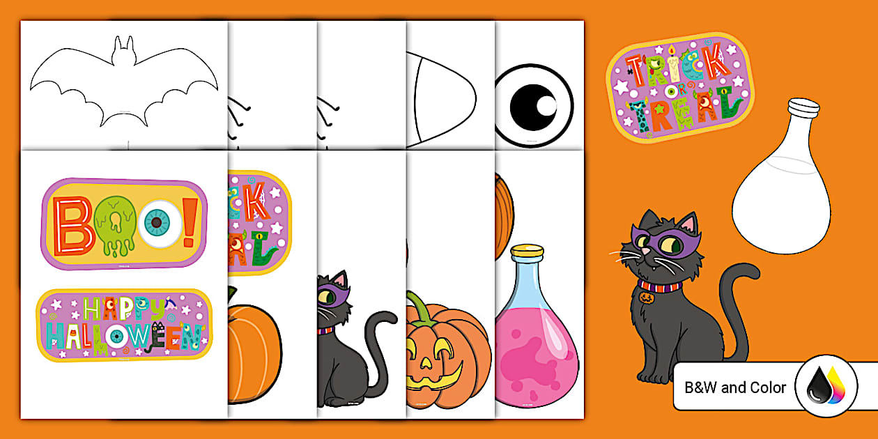 Trunk or Treat Cutouts (teacher made) - Twinkl