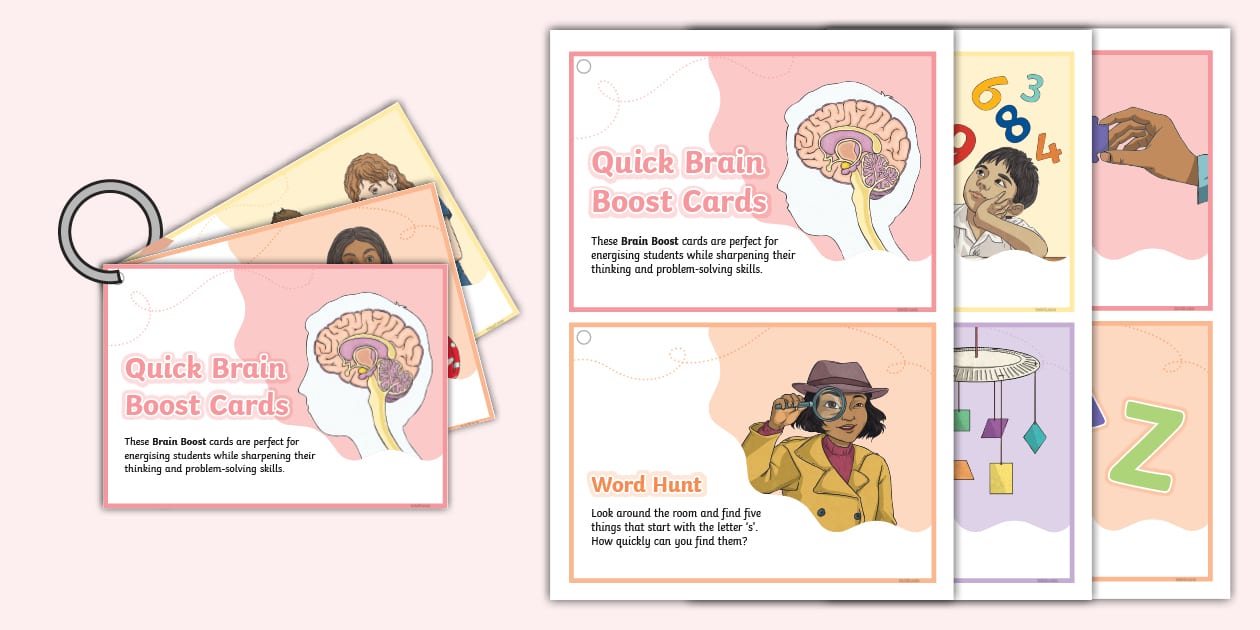 Quick Brain Boost Cards (Teacher-Made) - Twinkl