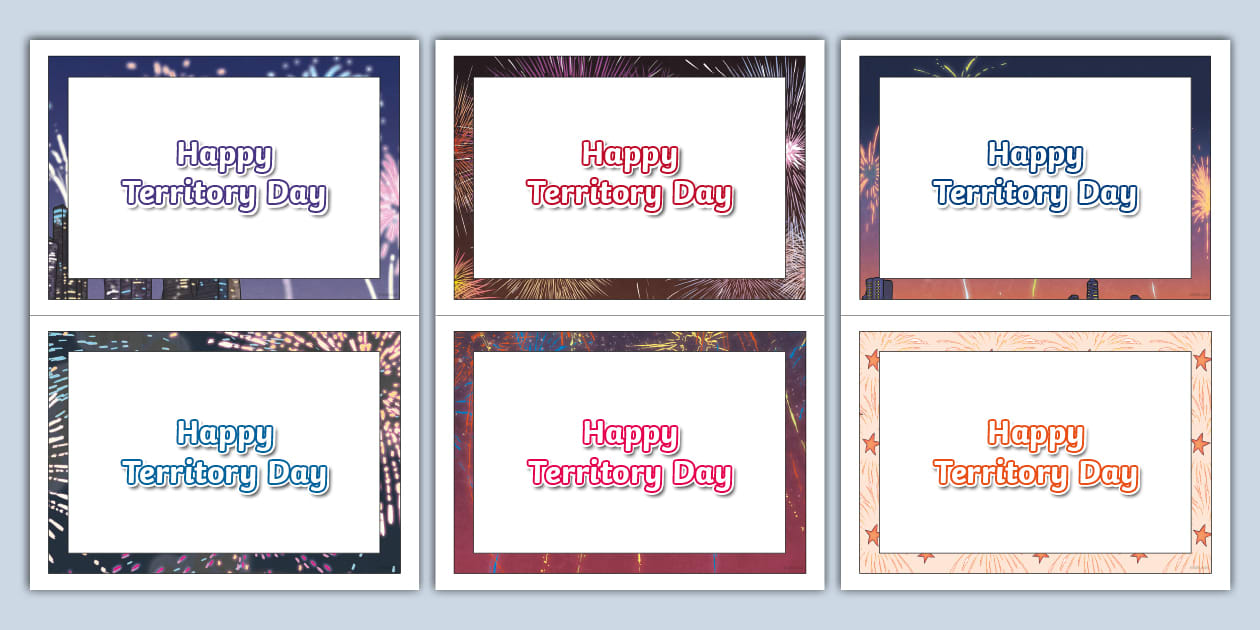 Territory Day Card Inserts (teacher made) - Twinkl