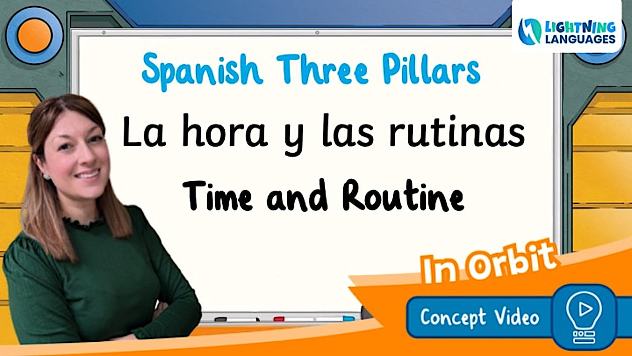 👉 Lightning Languages | Spanish | In Orbit | Time and Routine Three Pillars
