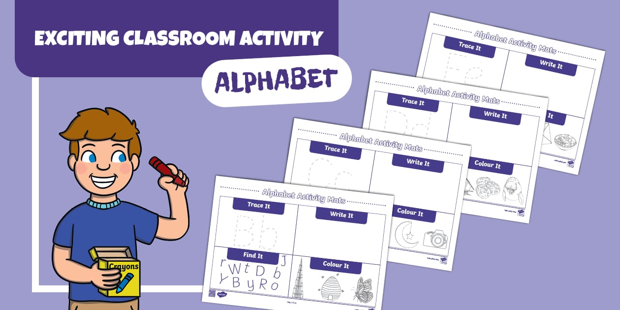 Alphabet Activity Mats (nauczyciel wykonał) - Twinkl