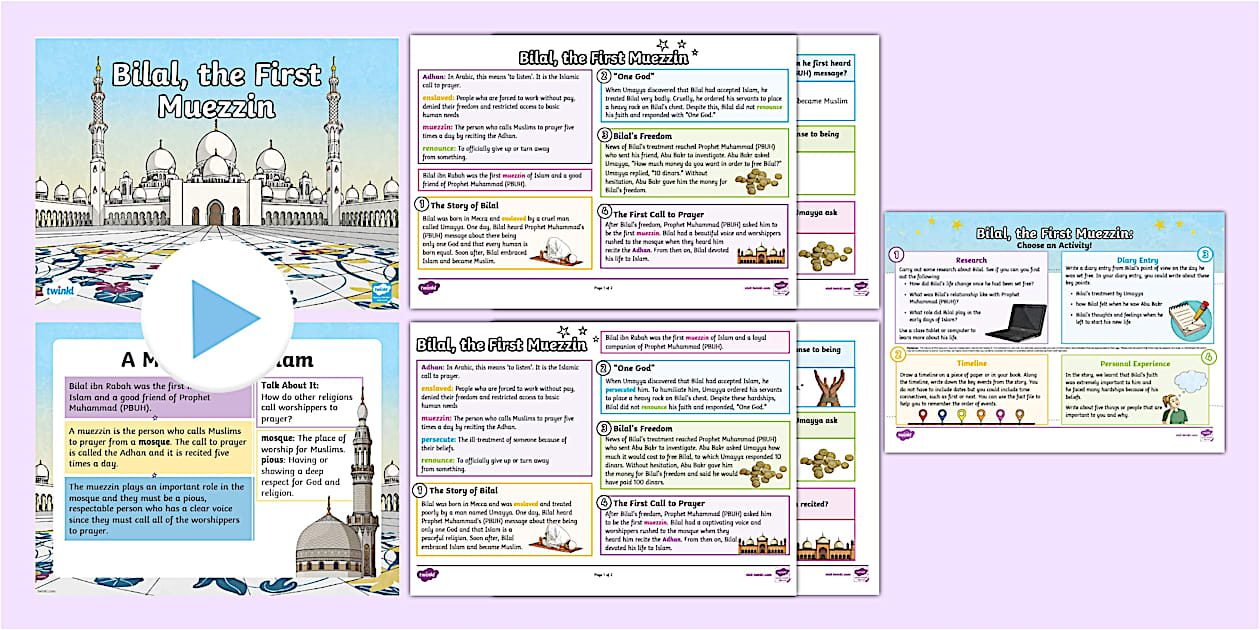 The Story of Bilal the First Muezzin KS2 | Twinkl Religion