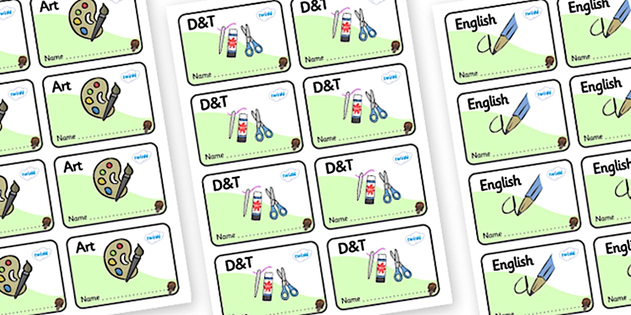 Beaver Themed Editable Book Labels