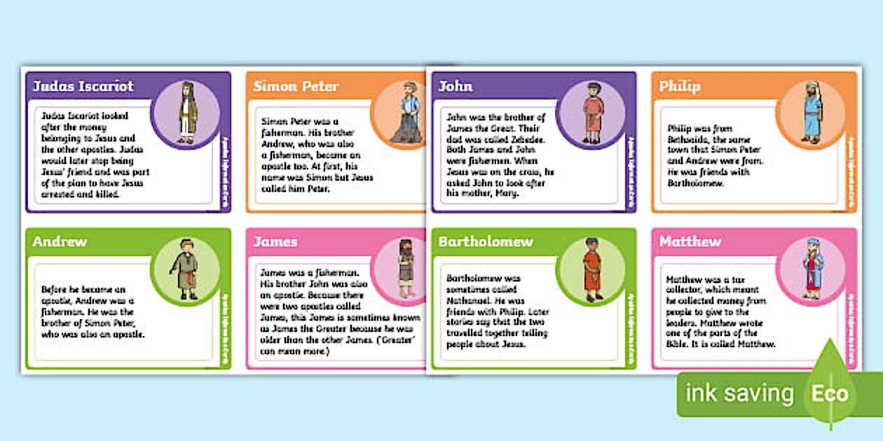 Characteristics of the 12 Disciples | Christian Education