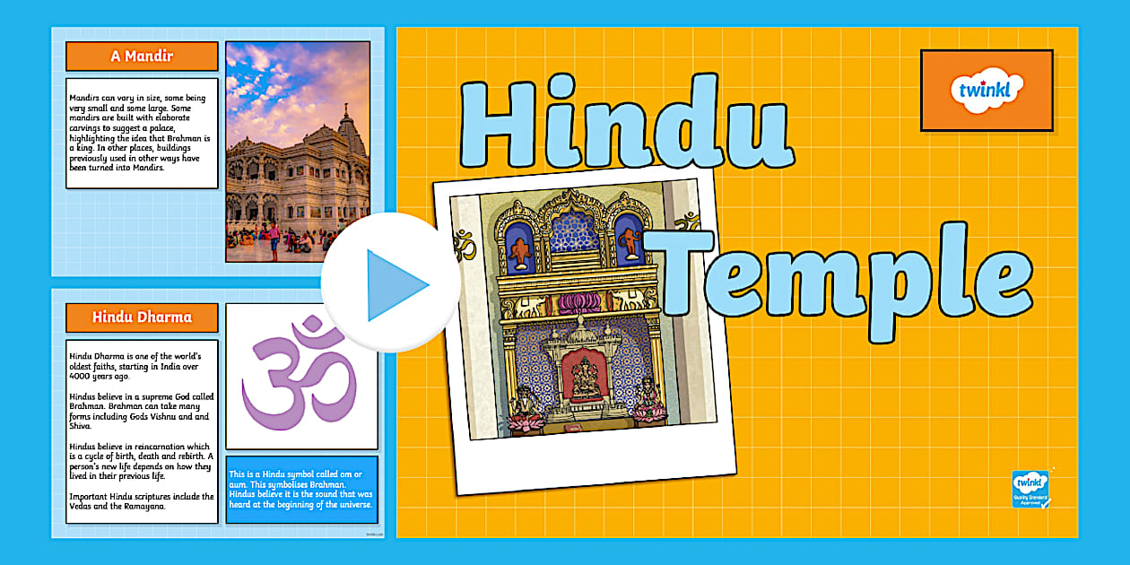 Hindu Place of Worship PowerPoint (teacher made) - Twinkl