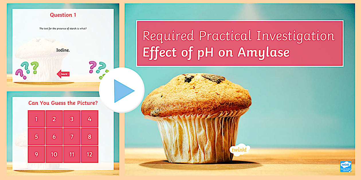 Required Practical Investigation Effect of pH Quiz PowerPoint