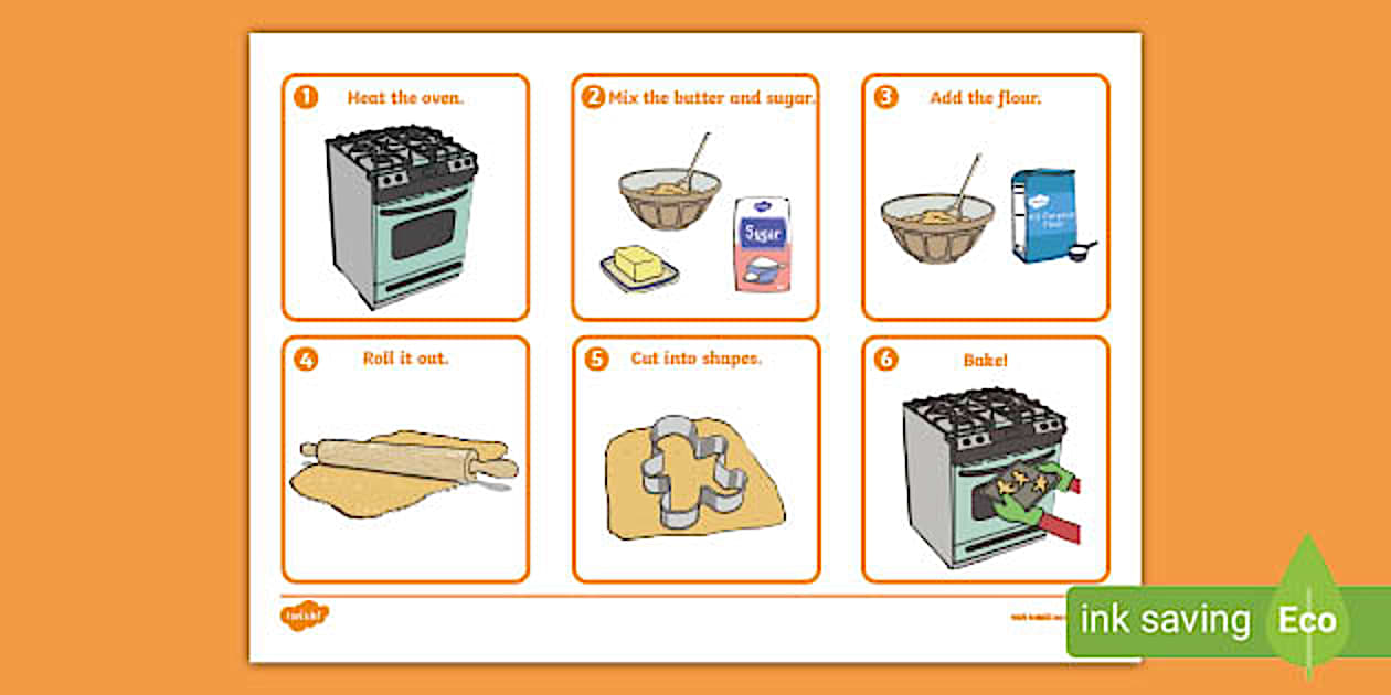 👉 Shortbread Recipe Sequencing Sheet (teacher made)