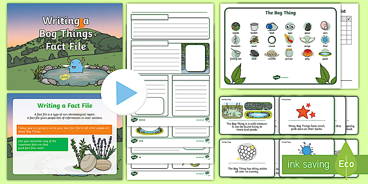 All About Bog Things Fact File Resource Pack - Twinkl