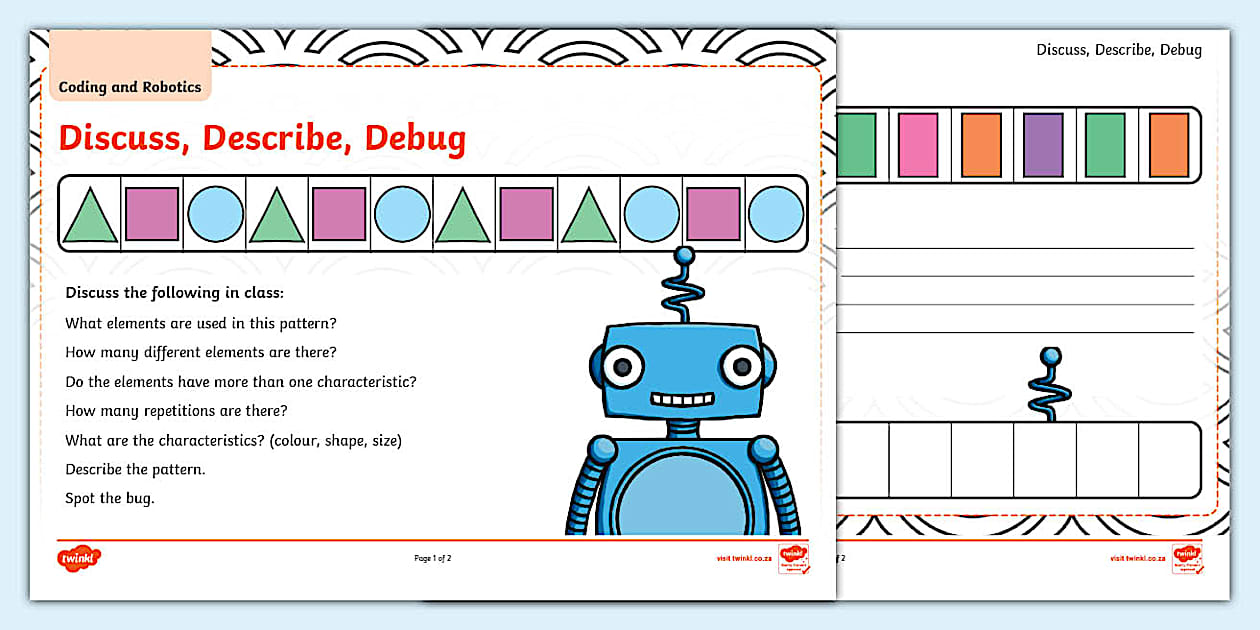 Pattern Recognition and Debugging (teacher made) - Twinkl Pattern Recognition and Debugging (teacher made) - Twinkl
