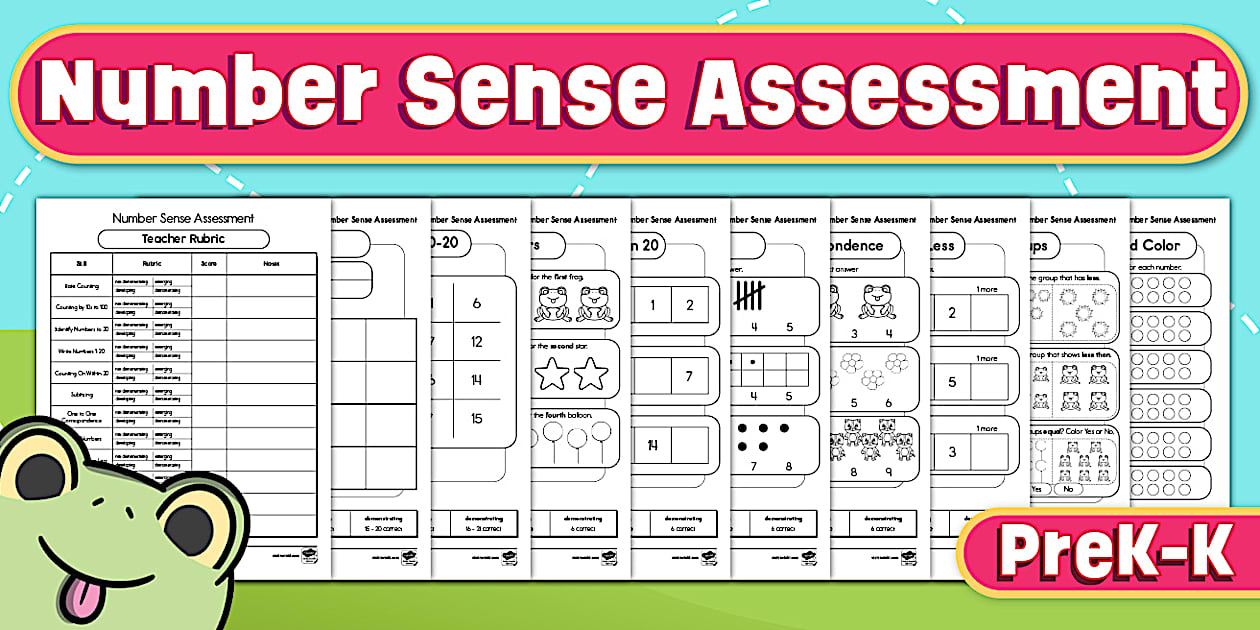 Number Sense Assessment Activities for PreK-K | Twinkl USA