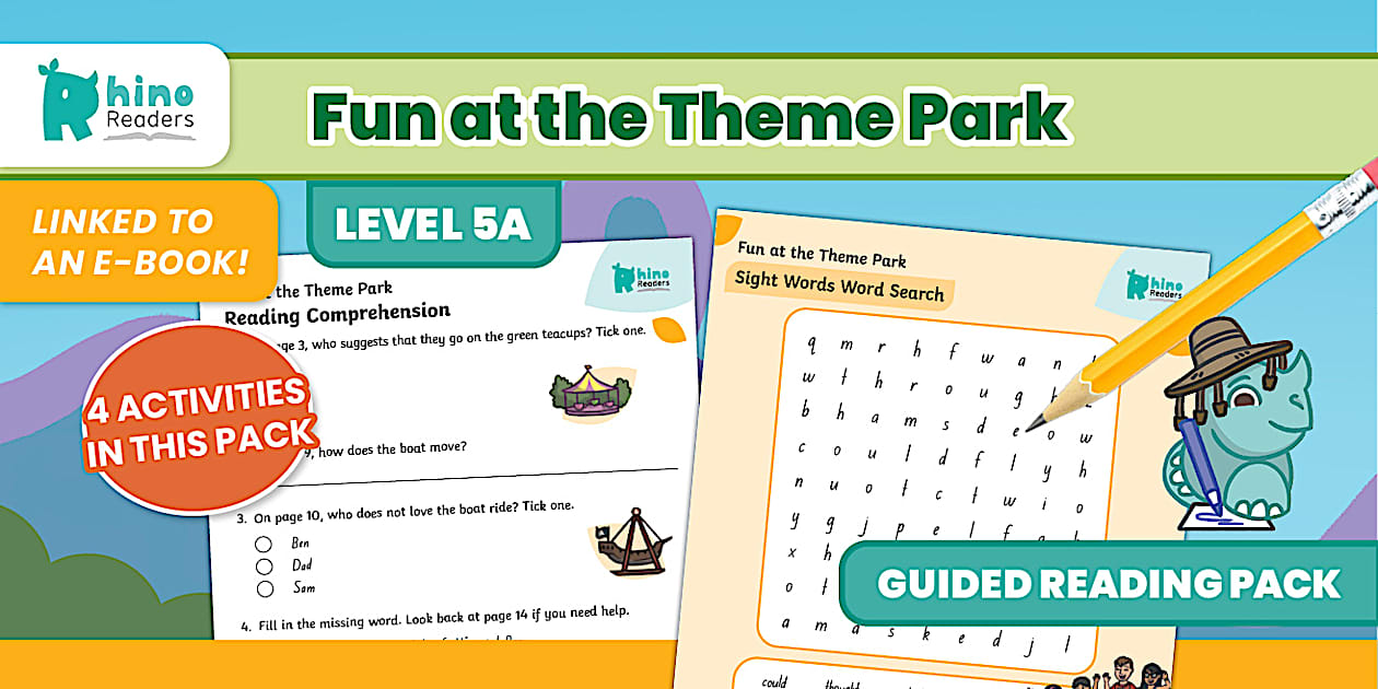 Level 5a Fun at the Theme Park Guided Reading Pack