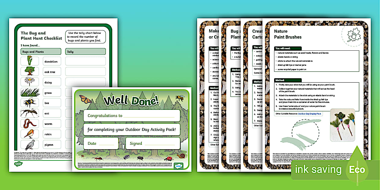 Outdoor Day Activity Pack (teacher made) - Twinkl