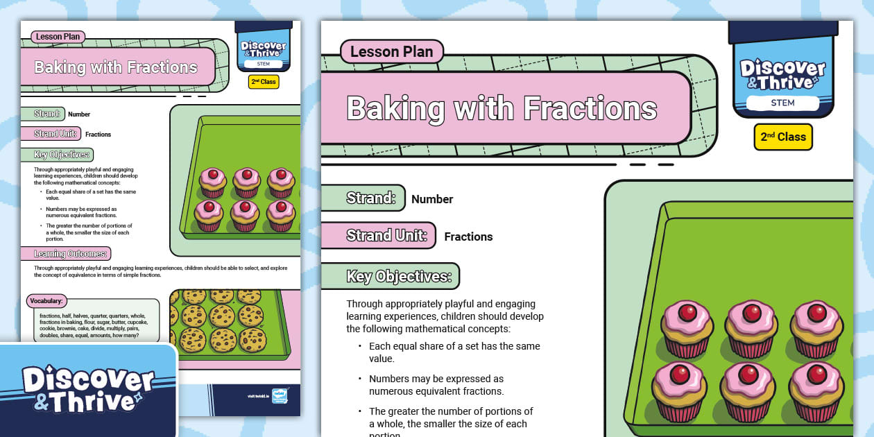 Baking with Fractions Lesson Plan (teacher made) - Twinkl