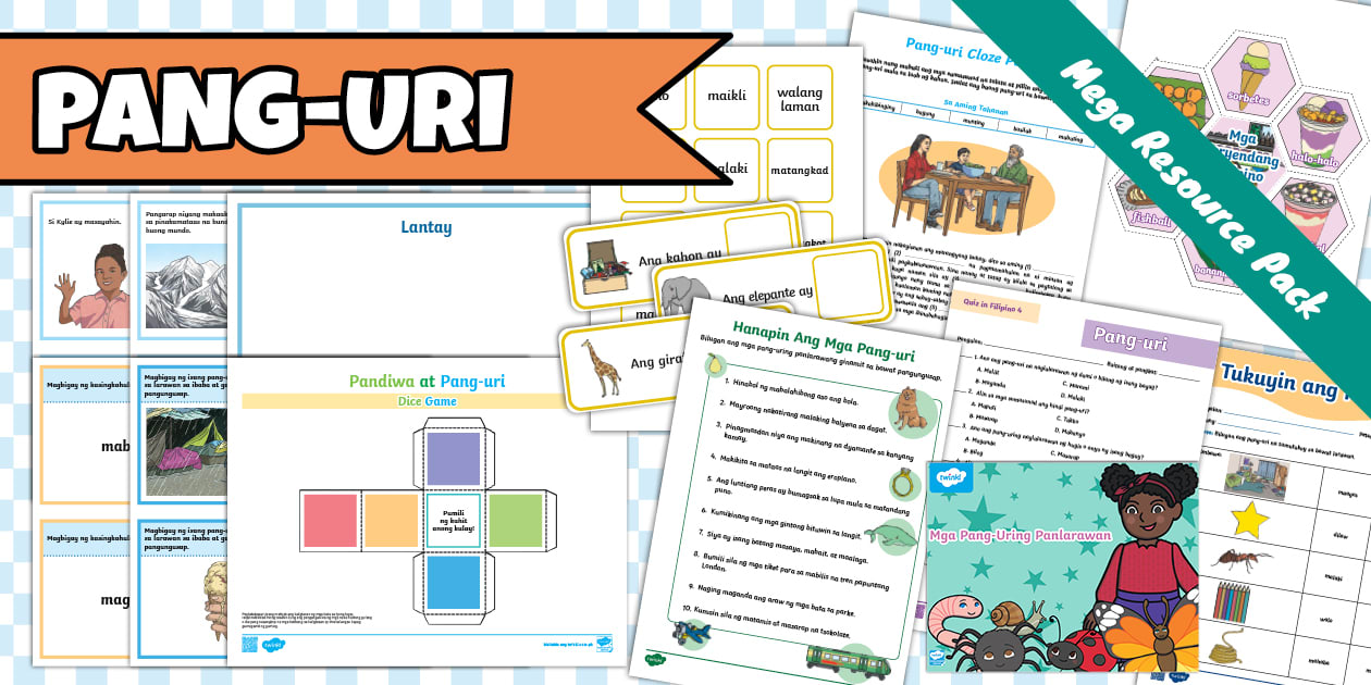 Pang-uri Mega Resource Pack - Twinkl