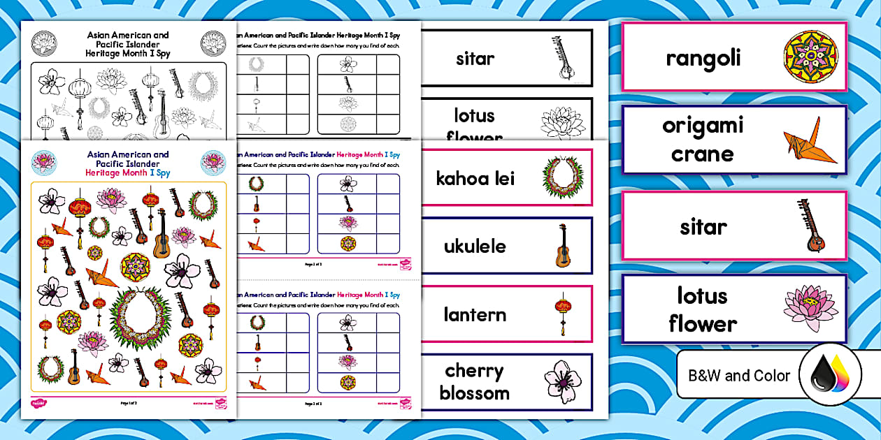 Asian American and Pacific Islander Heritage Month I Spy