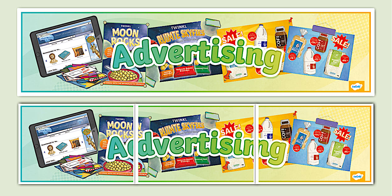 Advertising Display Banner (teacher made) - Twinkl