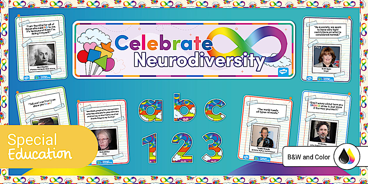 Celebrate Neurodiversity Bulletin Board Pack | Twinkl