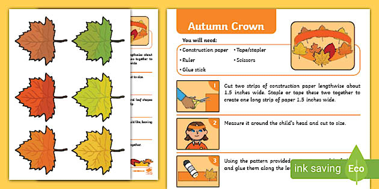 Autumn Crafts (teacher made) - Twinkl