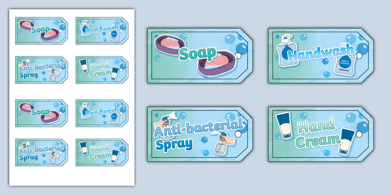 Soap Labels - Twinkl Bathroom Labelling - Twinkl