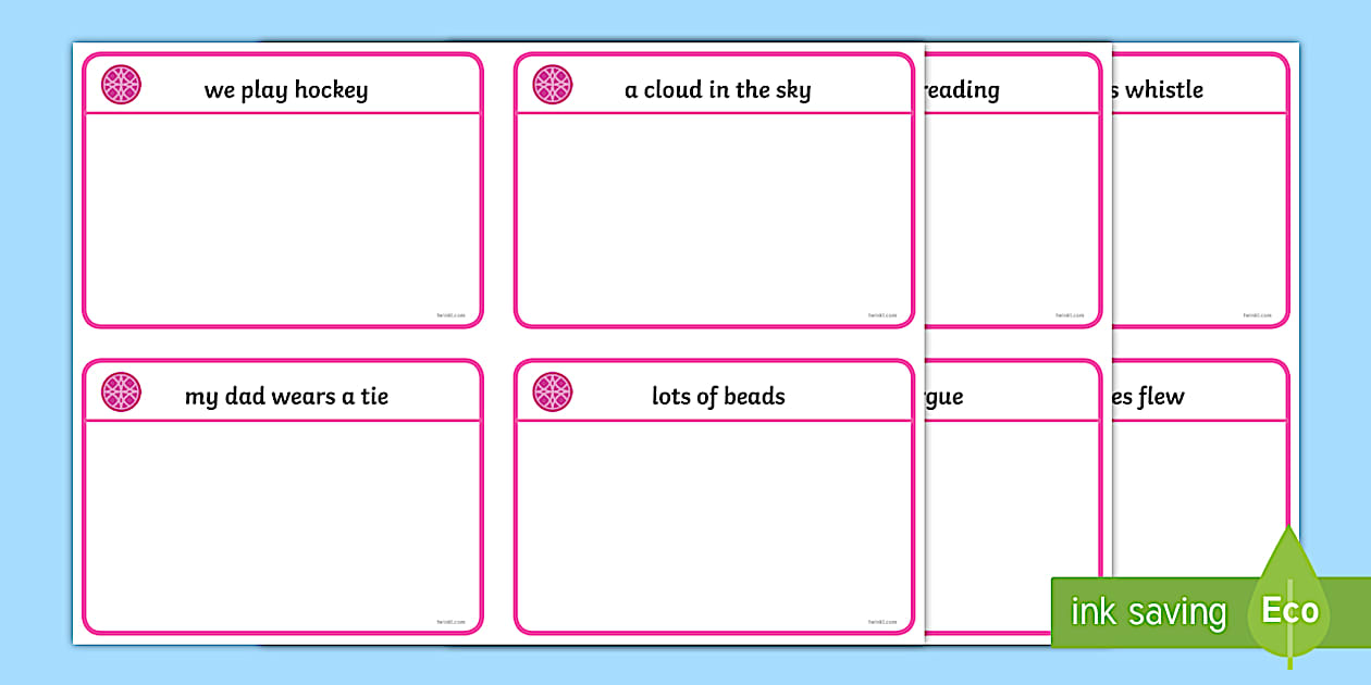 Middle East Phase 5 Caption Cards Read and Draw Worksheets