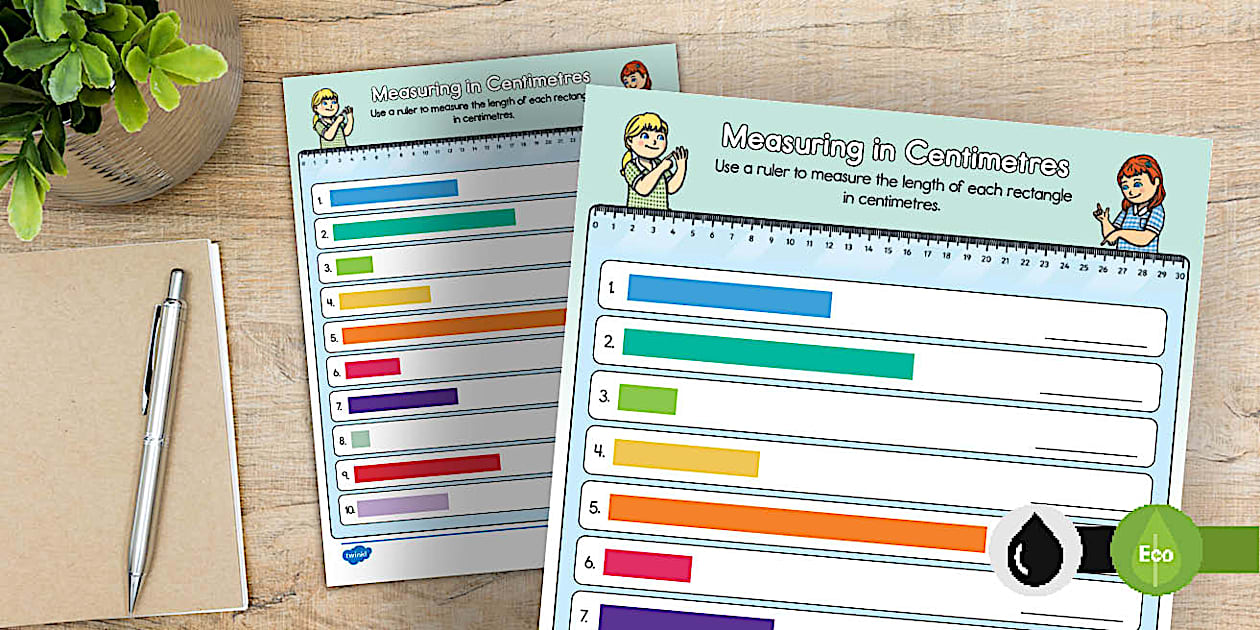Measure Lengths in Centimetres Activity (Teacher-Made)