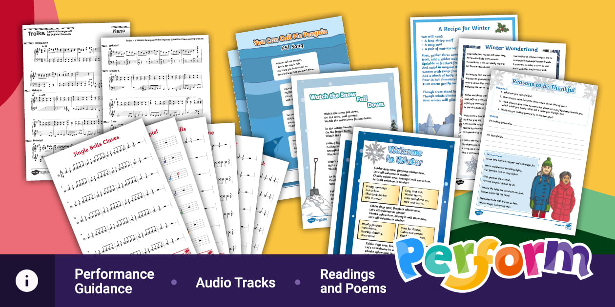 👉 Winter Celebration Concert Pack (teacher made) - Twinkl