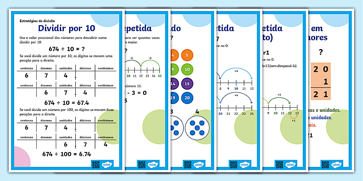 Estratégias de divisão - Pôster (professor feito)