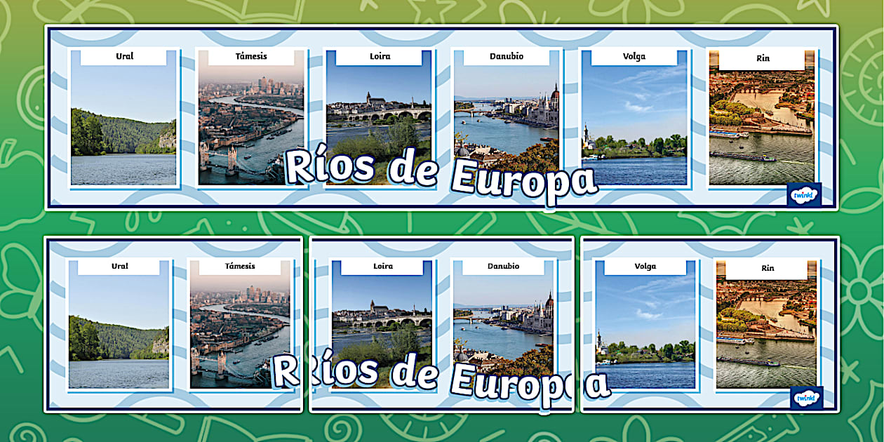Fotos: Ríos de Europa (teacher made) - Twinkl