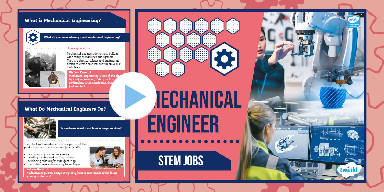 STEM Jobs: Mechanical Engineer PowerPoint - Twinkl