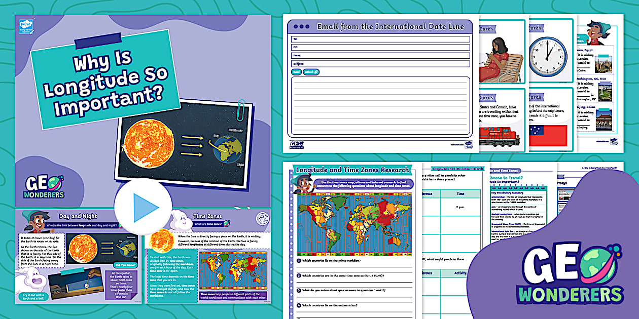Geo Wonderers UKS2: Latitude, Longitude and Time Zones 4