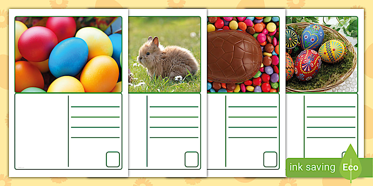 Easter Postcards | Twinkl | Postcards | Stationery | Easter