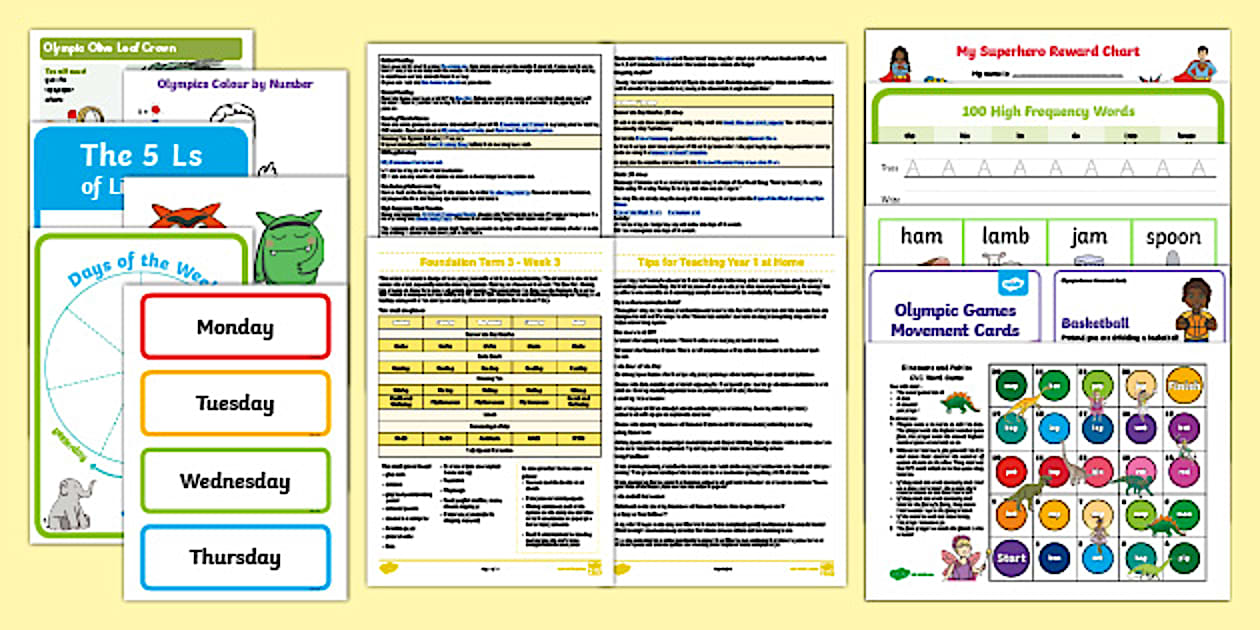 Foundation Term 3 Week 3 Remote Home Learning Pack - Twinkl
