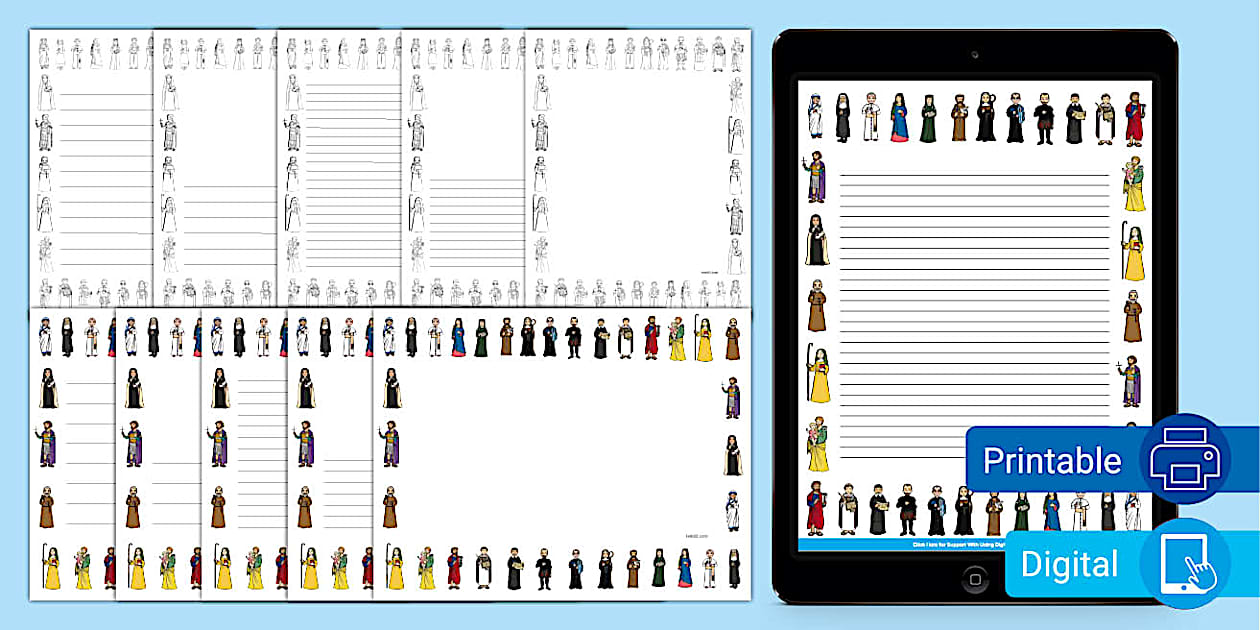 All Saints' Day Writing Pages | Christian Ed. | Twinkl USA
