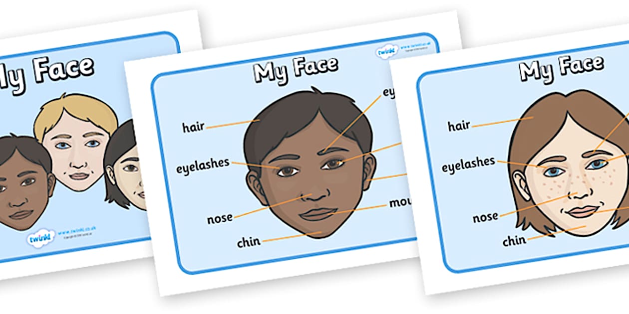 My Face Display Posters (teacher made) - Twinkl