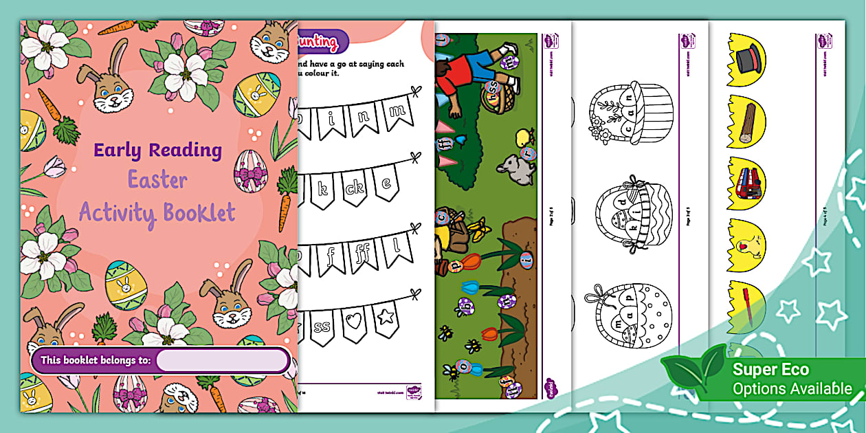 Kindergarten Easter Activity Booklet | Parents April Events