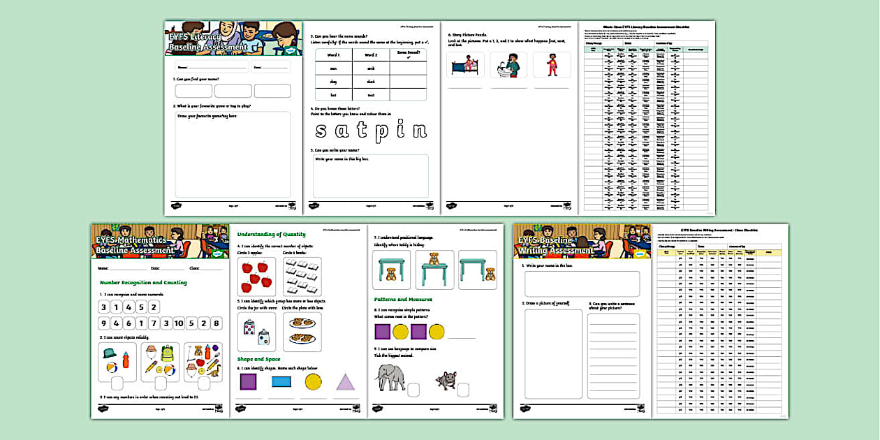 Early Years Baseline Assessment Bundle (teacher made)