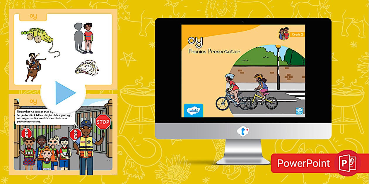 Grade 2 Phonics: oy PowerPoint Presentation (teacher made)
