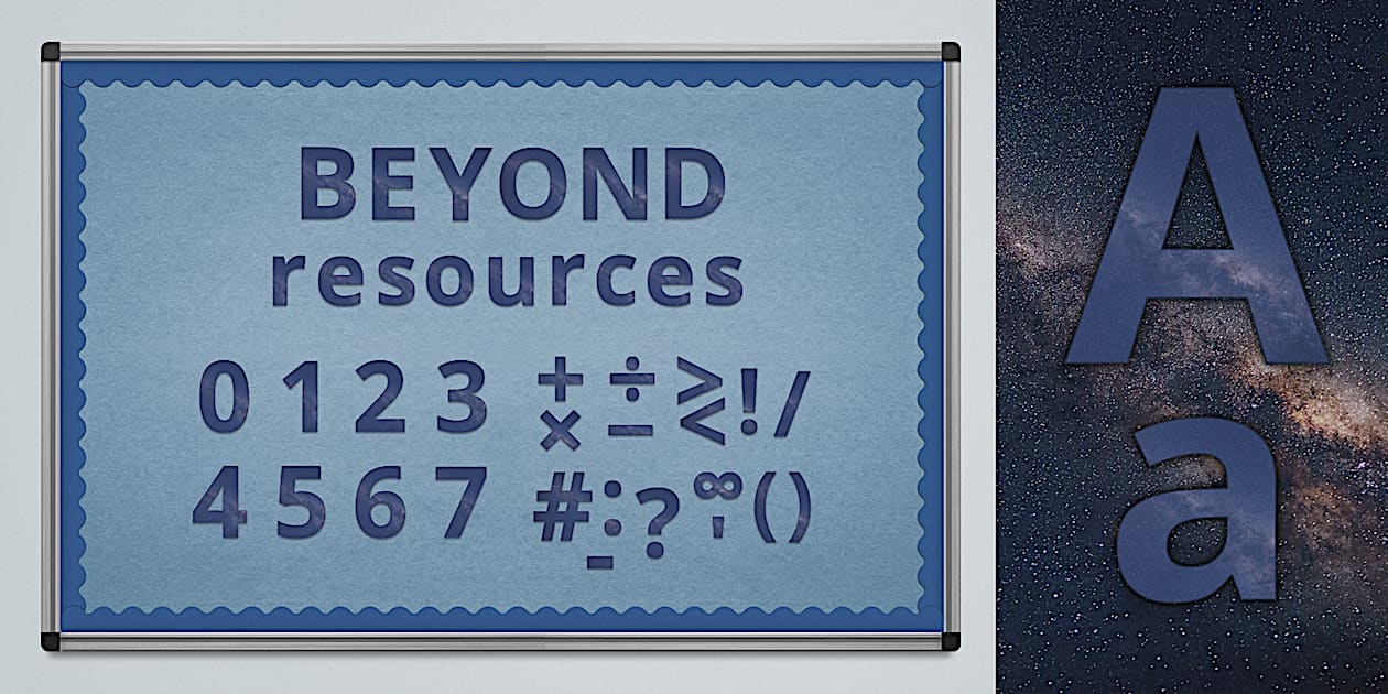 Beyond Secondary School Display Lettering (teacher made)