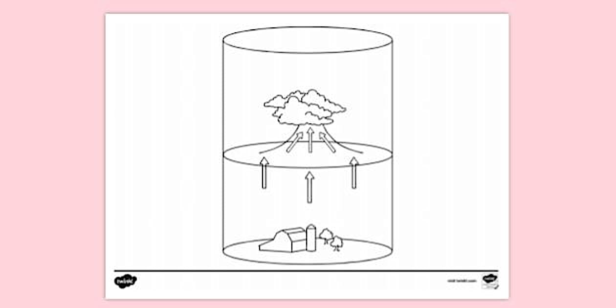 Tornado Formation Stage Three Colouring | Colouring Sheets