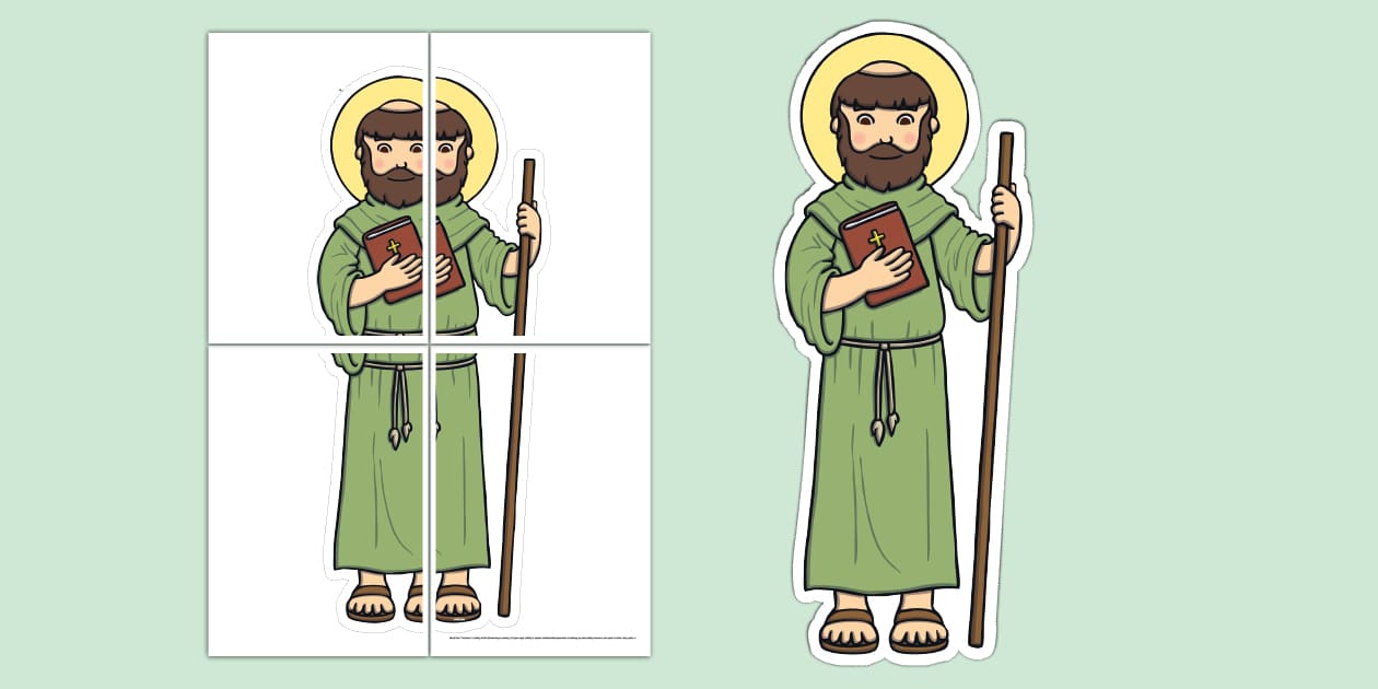 Saint David Large Cut-Out - Twinkl Events (professor feito)