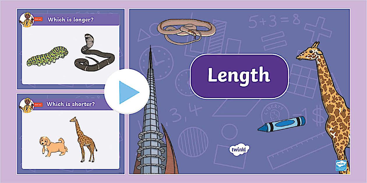 Grade R Length PowerPoint (teacher made) - Twinkl