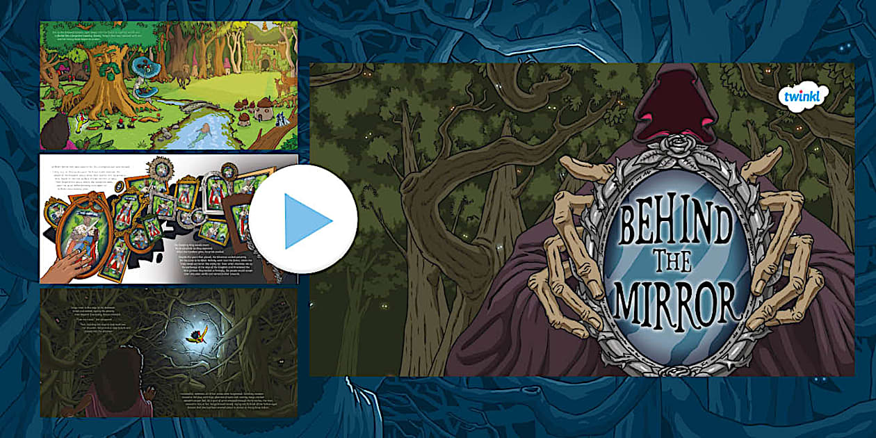 Behind the Mirror' KS2 Story PowerPoint (teacher made)