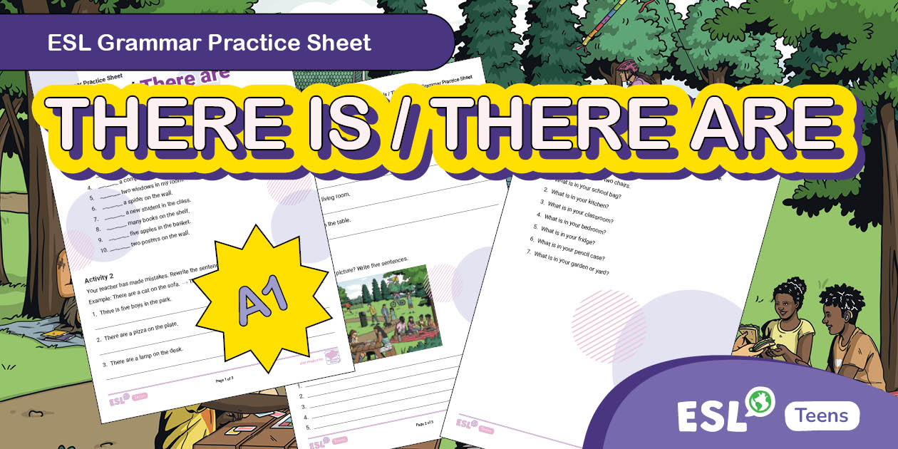 ESL Grammar Practice Sheet