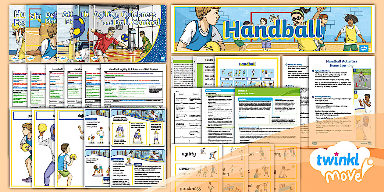 Twinkl Move PE - Year 5 Handball: Unit Pack (Teacher-Made)
