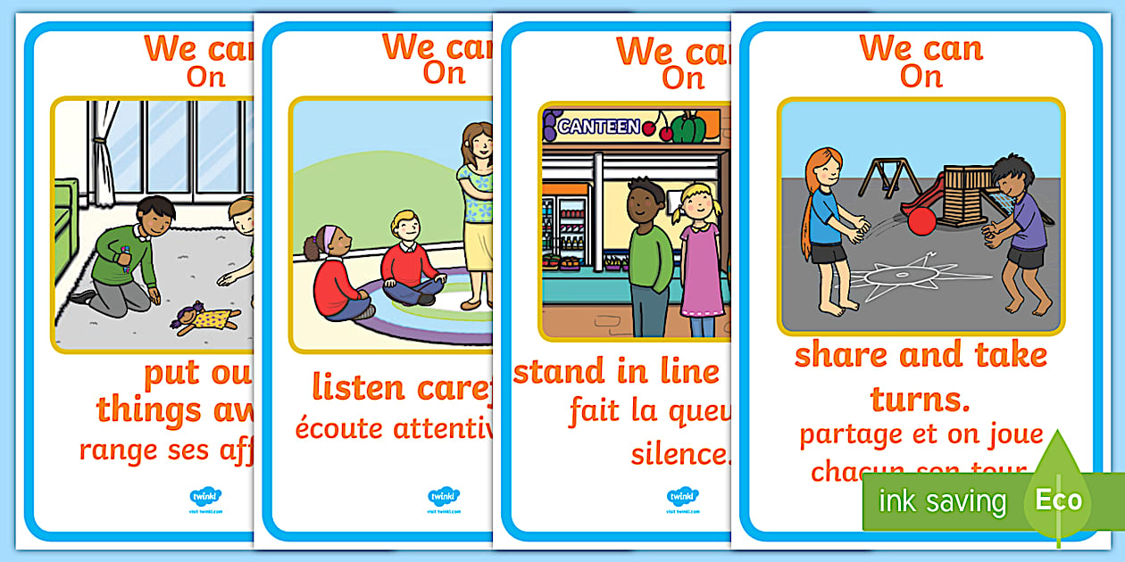 Kindness Week Good Manners A4 Display Poster English/French