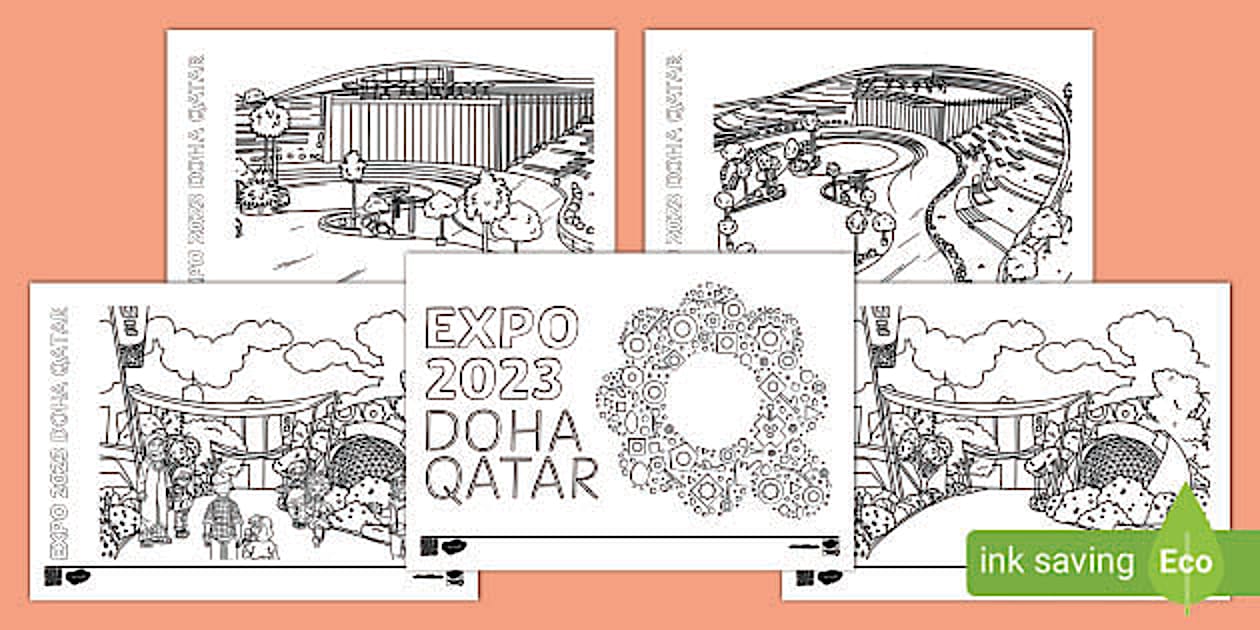 Expo 2023 Colouring Pages (Teacher-Made) - Twinkl